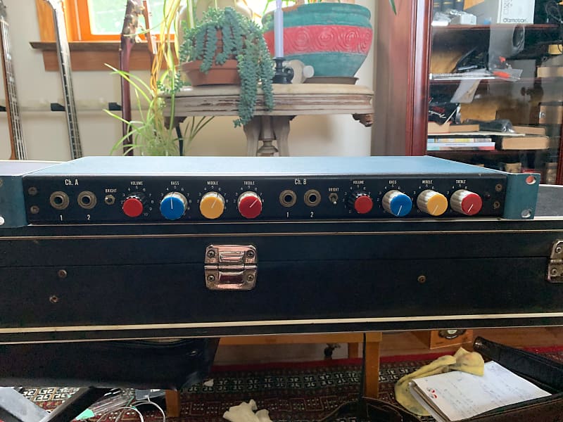 Alembic F-2B stereo tube preamp - VINTAGE 1980 - black and | Reverb