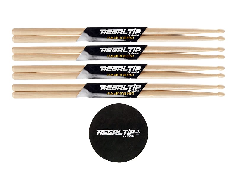 REGAL TIP - PACK 4 PAIRES REGAL TIP 7A OL BOIS + PAD | Reverb
