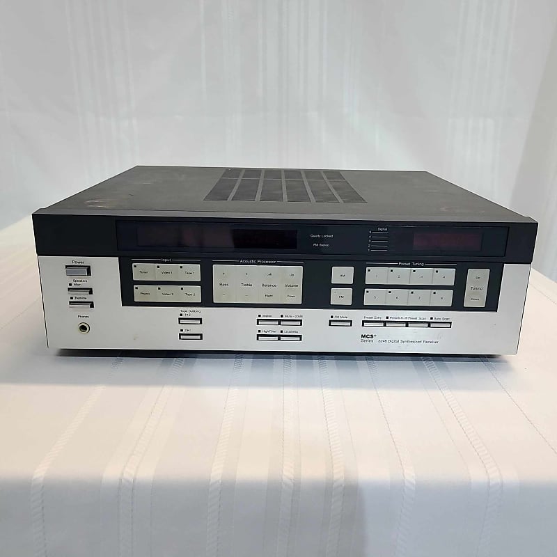 MCS Series 3246 Receiver - Black & Silver | Reverb