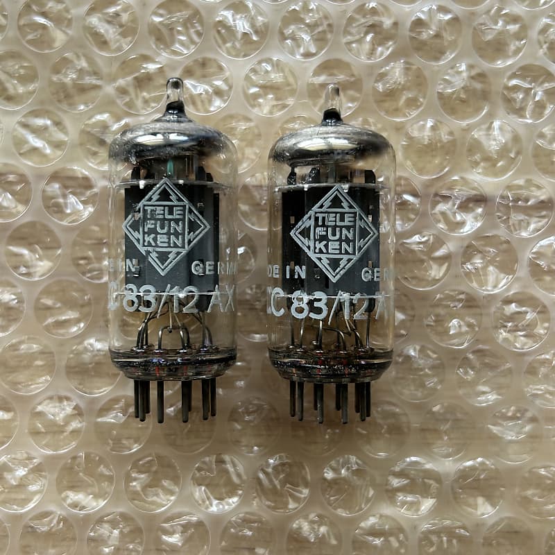Telefunken 12AX7/ECC83 Tube Set of Two | Reverb