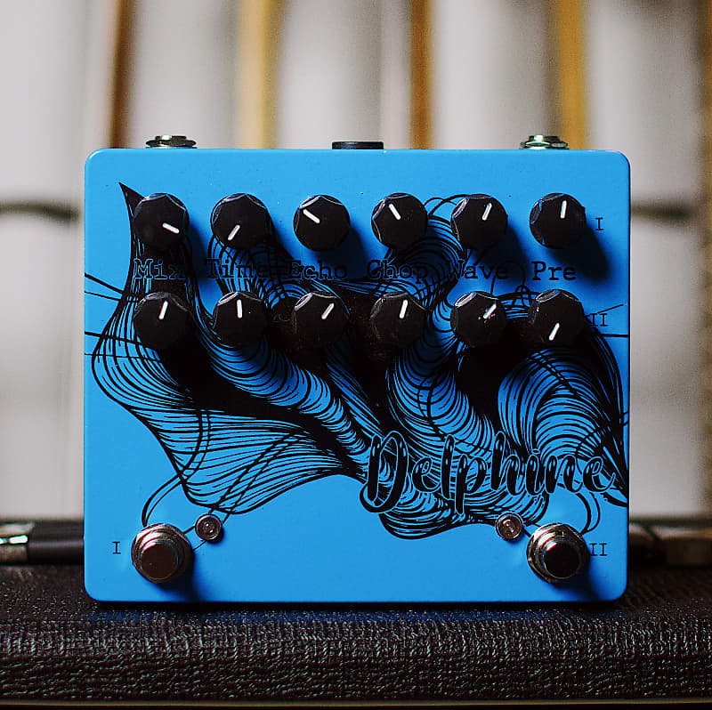 Tonetuga FX Delphine Dual Delay - Blue SW008 | Reverb