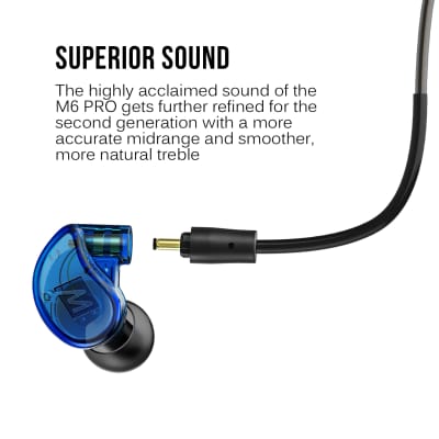 MEE audio M6 PRO 2nd Generation Universal-Fit Noise-Isolating | Reverb