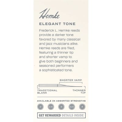 Frederick Hemke Soprano Saxophone Reeds Strength 2 Box of 5 | Reverb