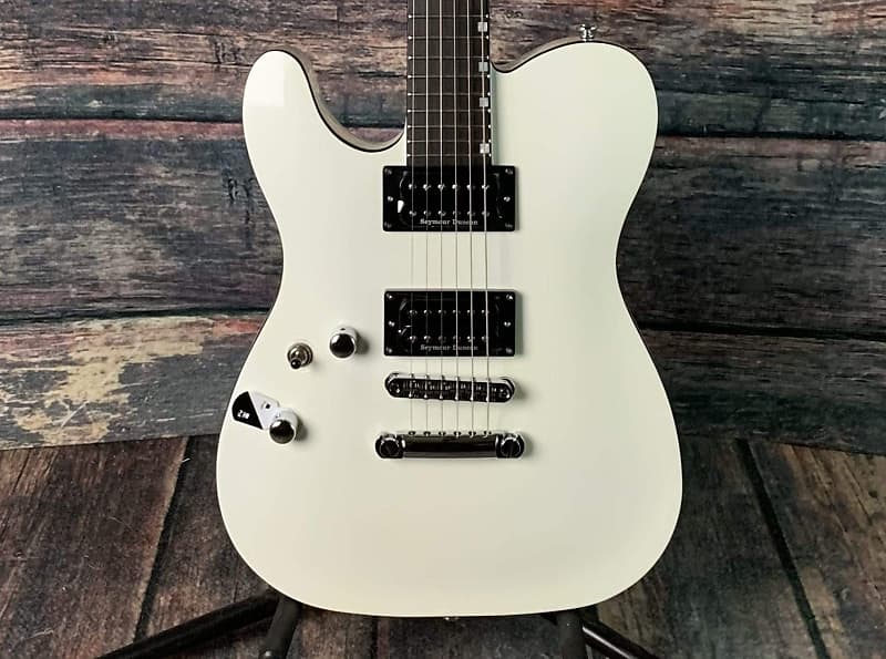 ESP/LTD Left Handed Eclipse '87 NT Electric Guitar- Pearl | Reverb
