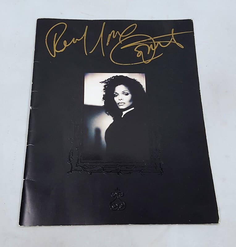 Janet Jackson Velvet Rope World Tour 1998 Book Program Signed | Reverb