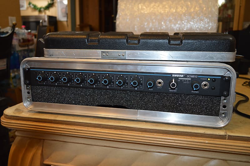 Shure SCM810 Eight-Channel Microphone Mixer- RKC800 XLR | Reverb