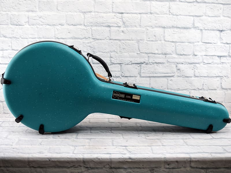 Calton Banjo Case - Granite Teal/Silver- Brand New | Reverb
