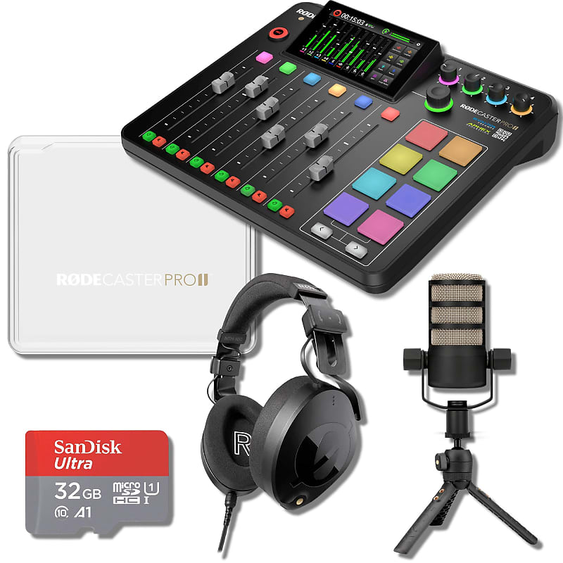 Rode RODECaster Pro 2 Audio Production Console with PodMic, | Reverb