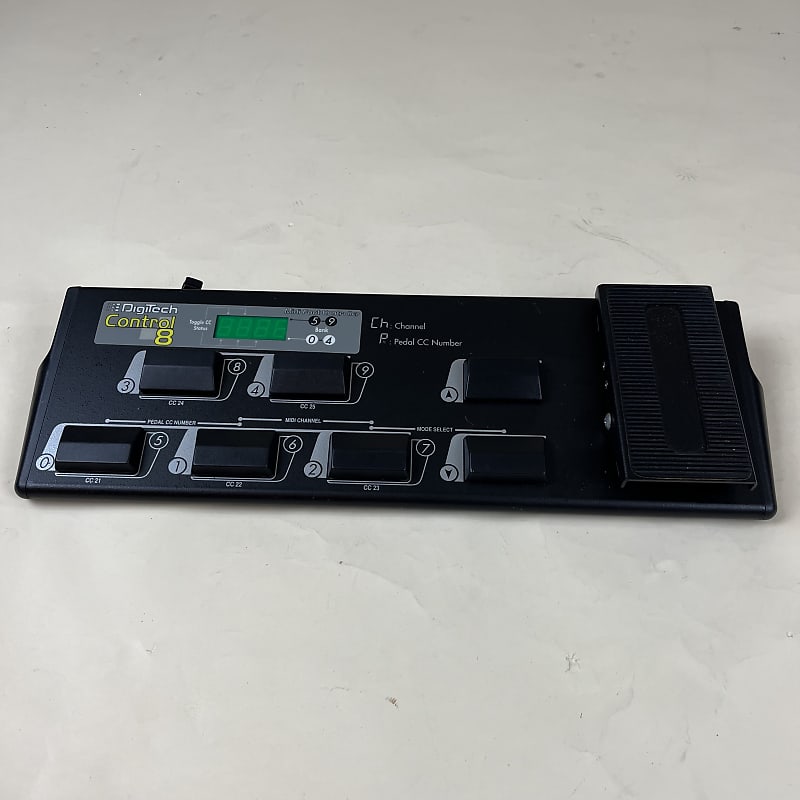 DigiTech Control 8 midi foot controller 2000’s Black | Reverb