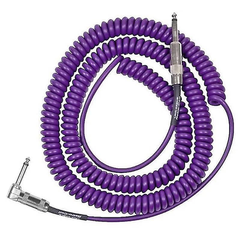 Lava Cable Retro Coil Guitar Cables - Metallic Purple, Right | Reverb