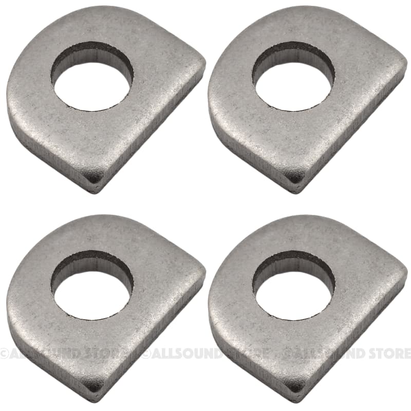 Qty 4 Half Moon Steel Truss Rod Washers for Guitar Fits 3/16" | Reverb