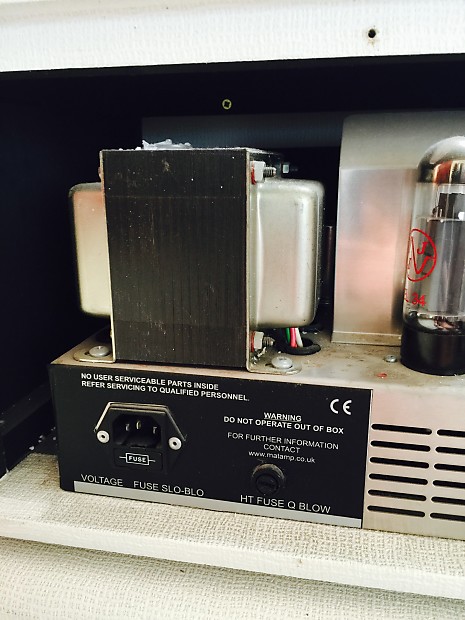 Harry Joyce (hiwatt) Custom White 100w matamp UK | Reverb