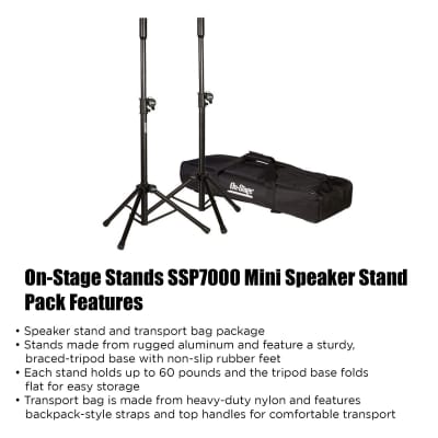On-Stage Stands Mini Speaker Stand Pack | Reverb