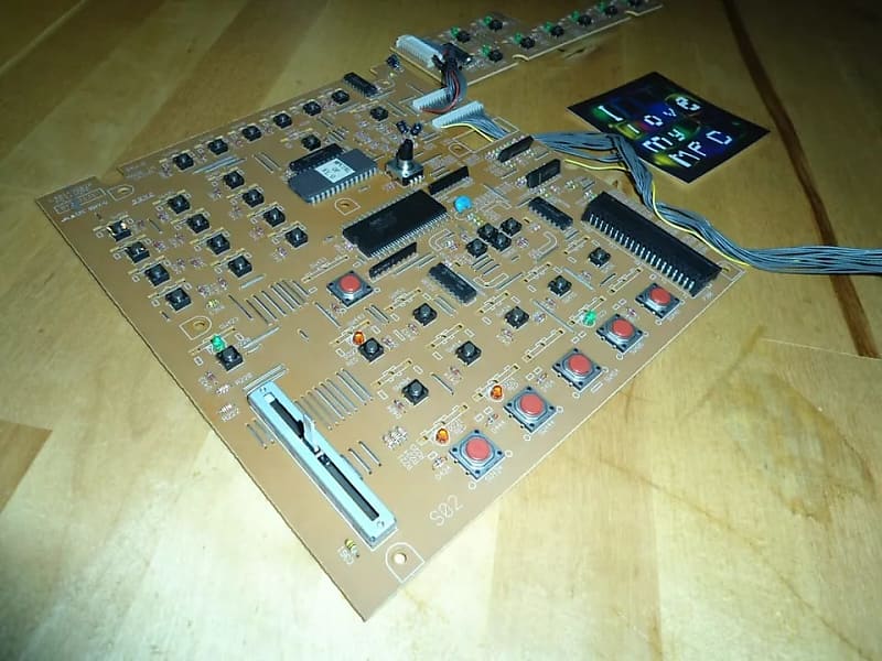 AKAI MPC 2000XL TOP BUTTON CONTROL & UPPER RIGHT PAD BANK PCB | Reverb