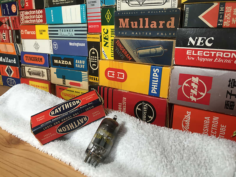 1 x NOS 1963 Raytheon (Mullard Copy) 6DJ8 ECC88 Audio Grade | Reverb