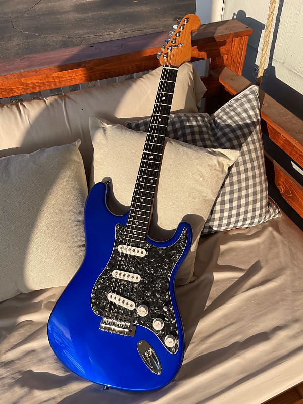 Fender Stratocaster Partscaster - Blue | Reverb