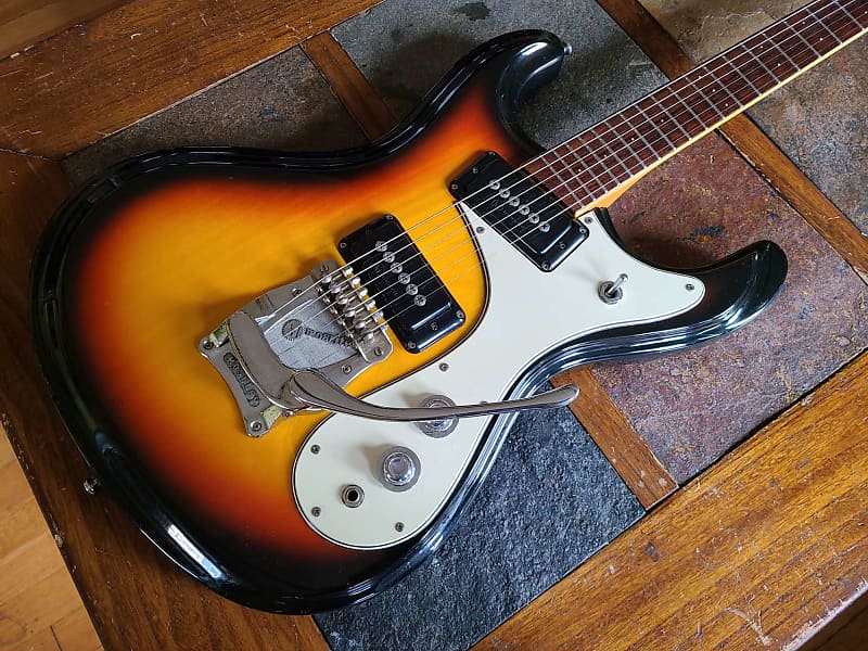 Mosrite Avenger double-cut vintage MIJ 1970s - sunburst | Reverb