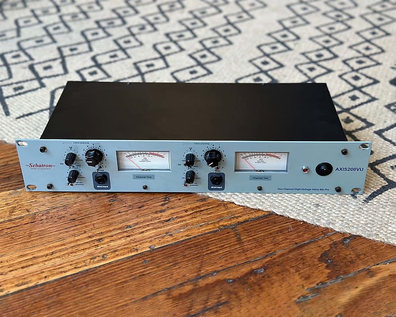 Sebatron AXIS 200VU Two Channel High Voltage Valve Mic Pre | Reverb