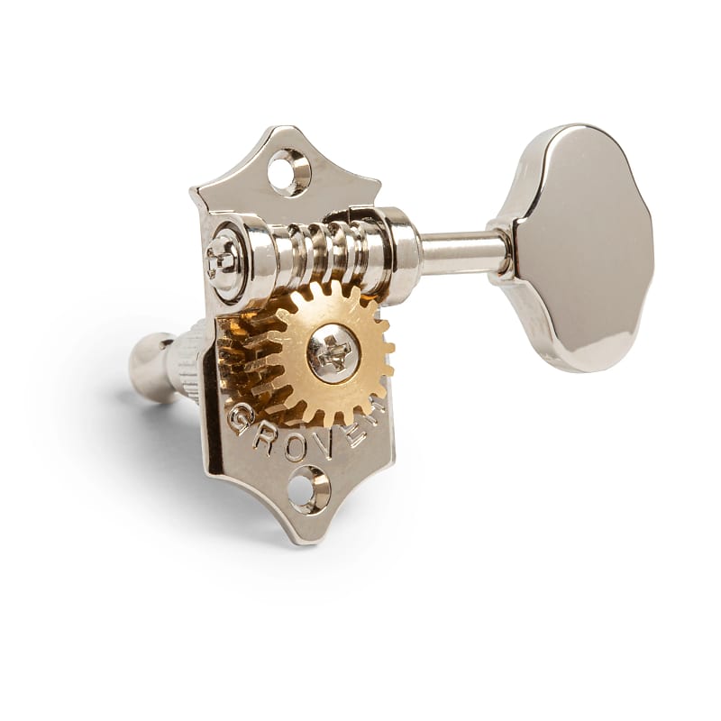 Grover U98 2x2 Sta-Tite Geared Ukulele Tuning Keys - NICKEL | Reverb