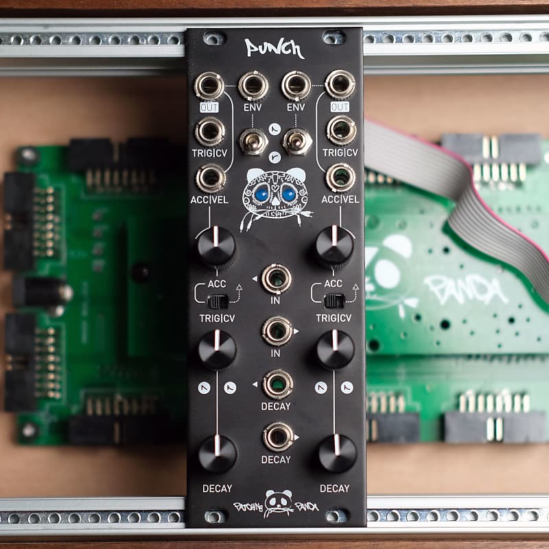 Patching Panda Punch V3 Dynamic VCA-Decay & AM Module | Reverb