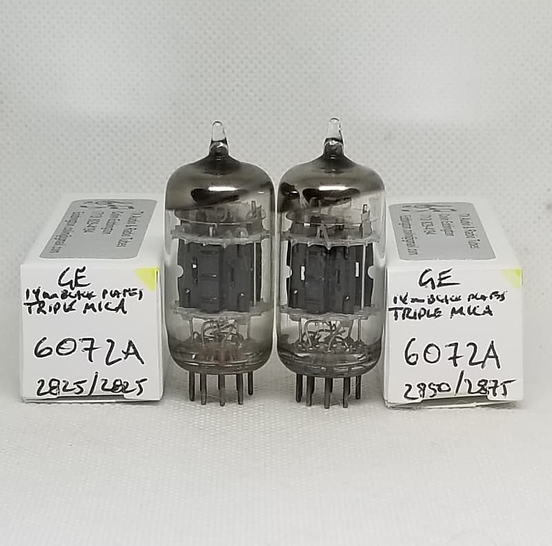 GE 6072 Black Plate Triple Mica Almost Perfectly Matched | Reverb