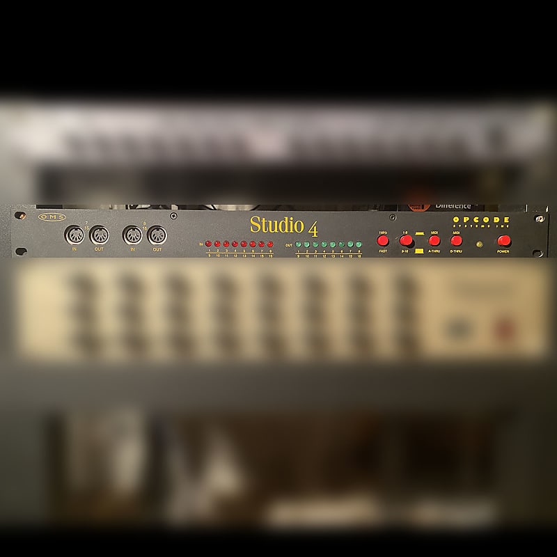 opcode studio 4 - 8 x 8 MIDI Interface Rack | Reverb