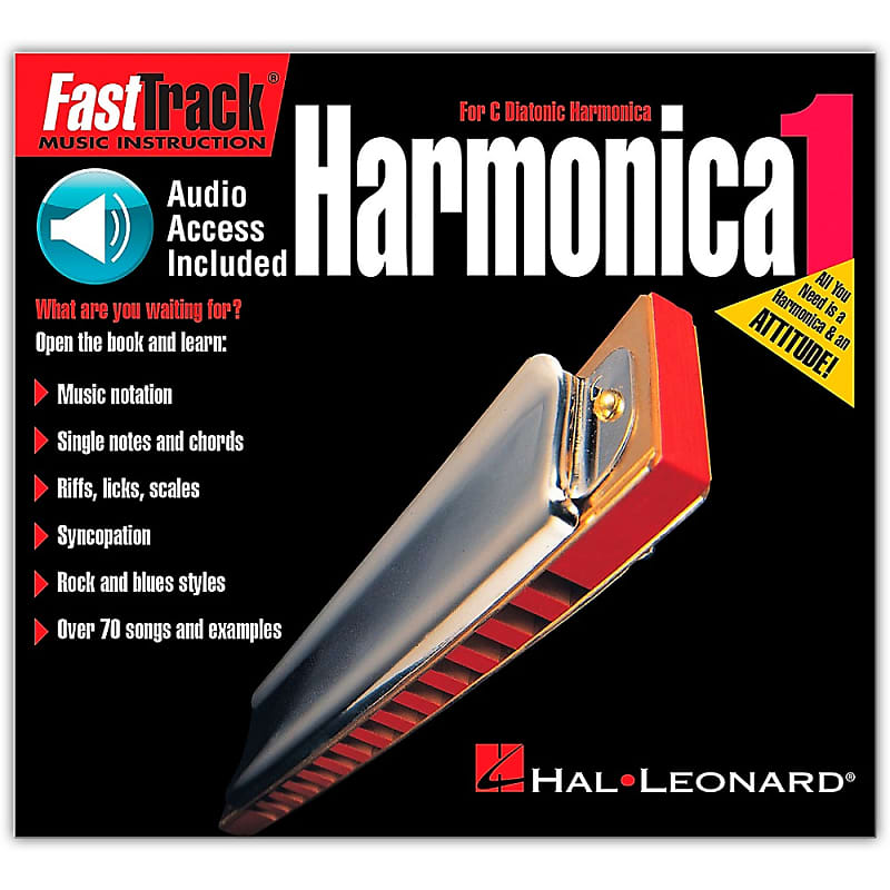 Hal Leonard FastTrack Mini Harmonica Book 1 Book/CD | Reverb