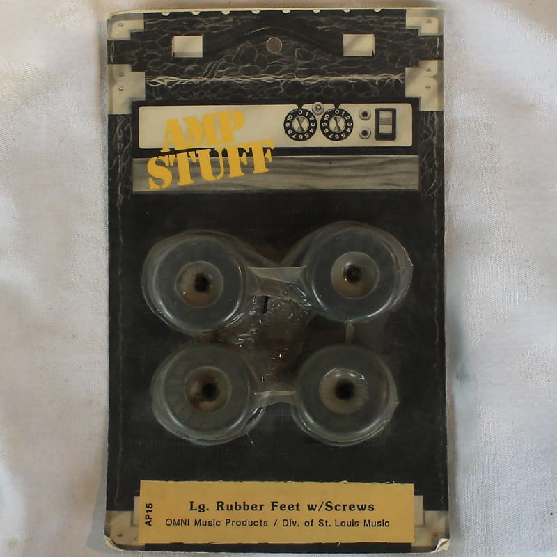 NEW Amp Stuff Brand - Large Rubber Feet for Amplifier | Reverb