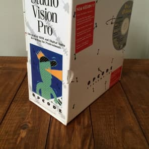 Opcode Studio Vision Pro – complete software package, never | Reverb