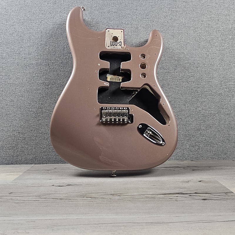 Fender Burgundy Mist MIM Stratocaster Deluxe Body W/Hardware | Reverb