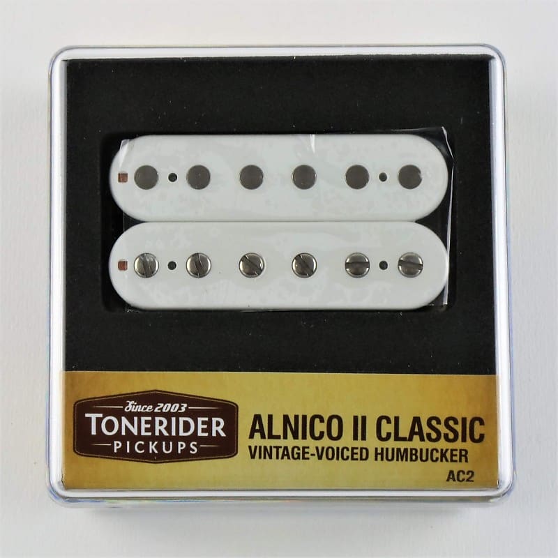 TONERIDER ALNICO II CLASSIC BRIDGE WHITE F-SPACED | Reverb