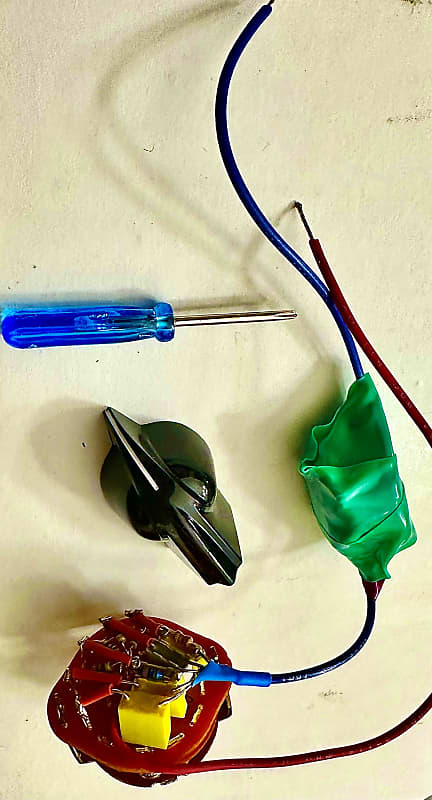 Bass Guitar Loaded Varitone Switch 6-way Alpha rotary switch | Reverb