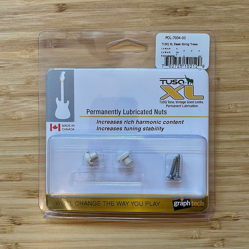 Graph Tech White TUSQ XL Sleek String Trees (Pair) | Reverb