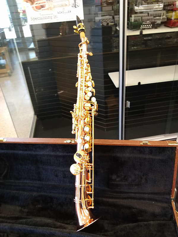 Schiller Elite V Semi Curved Soprano Saxophone - Rose Gold | Reverb