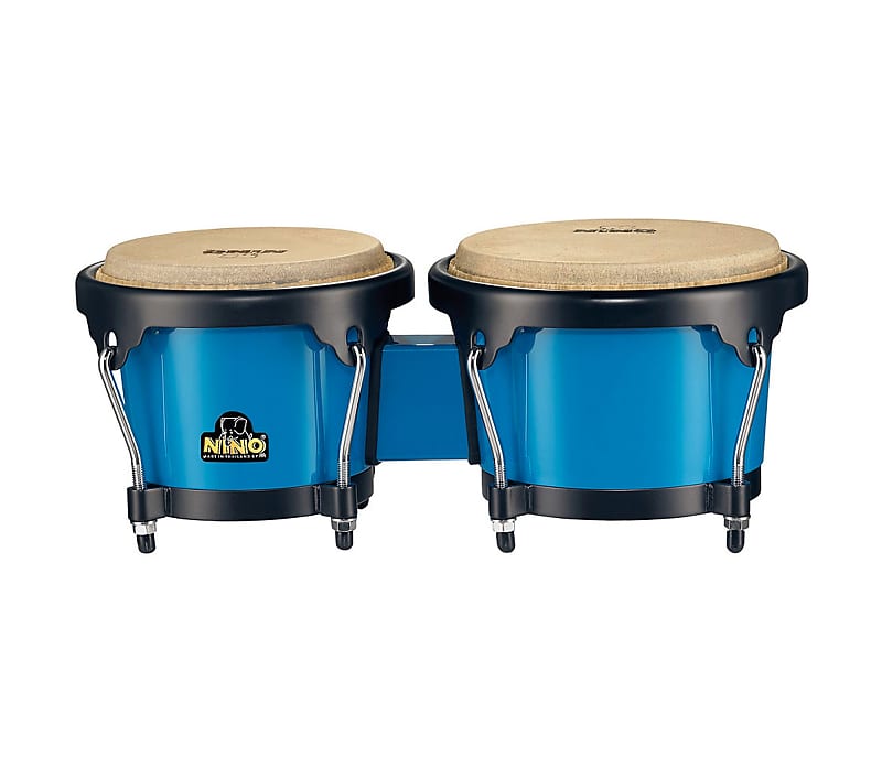 NINO - BONGOS NINO ABS 6.5/7.5" BLEU-NOIR | Reverb
