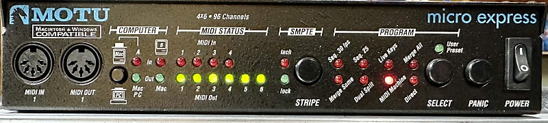 MOTU Micro Express MIDI Interface | Reverb