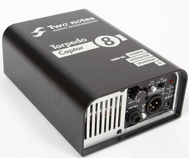 Two Notes Torpedo Captor 8 ohm Load Box Attenuator/Analog Cab | Reverb