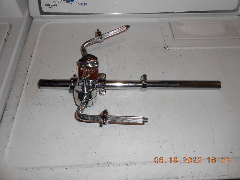 Gretsch Vintage Double Tom Mount Holder Chrome w/ All Memory | Reverb