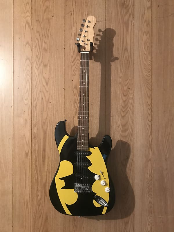 Six flags Batman Stratocaster | Reverb