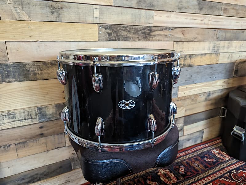 Slingerland 15x10 3ply maple tom black | Reverb