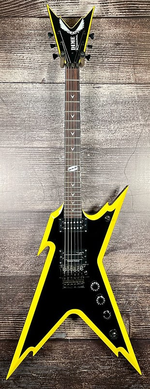 Dean Dimebag Razorback "Yellow Devil" Electric Guitar | Reverb