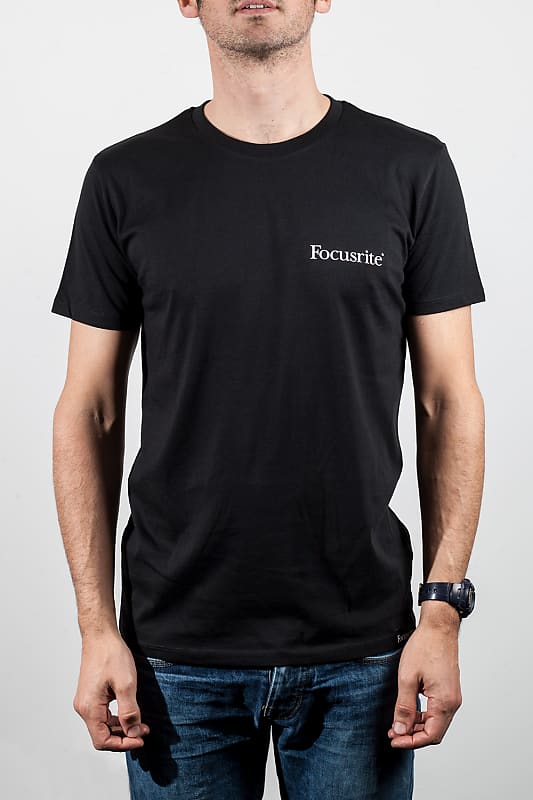 Focusrite Logo Black T-Shirt Extra-Large | Reverb UK