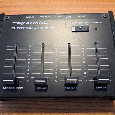 Realistic Electronic Reverb 1980s - with Manual | Reverb