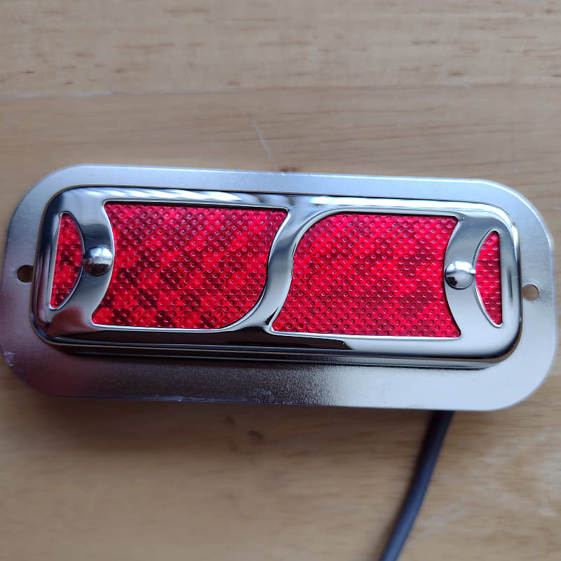 Curtis Novak DeArmond Style Gold Foil - Ruby Red - Nickel | Reverb