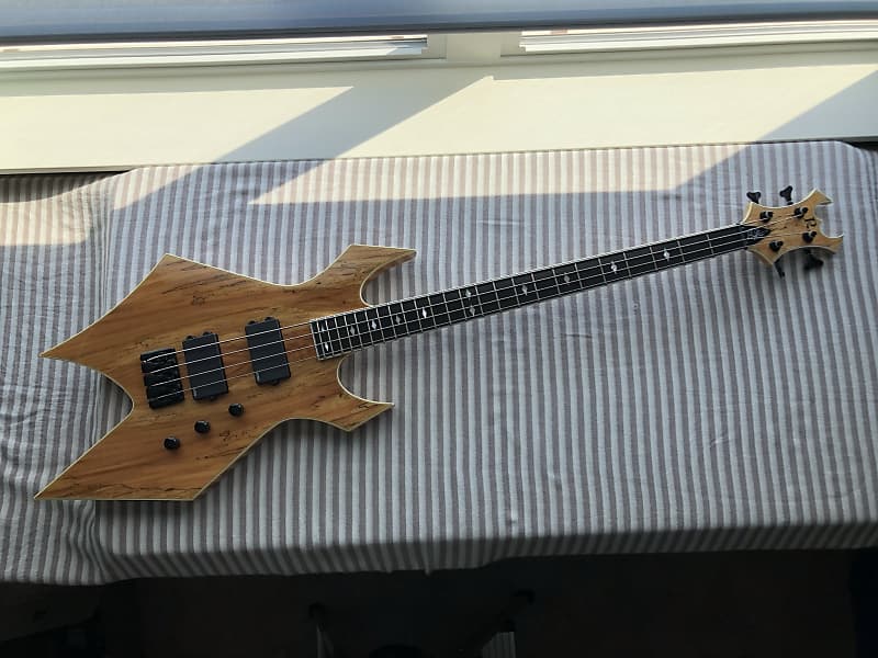 NOS B.C. Rich Paolo Gregoletto Signature Warlock Bass, 2014, | Reverb