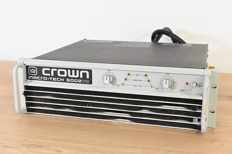 Crown Macro-Tech 5002VZ 2-Channel Power Amplifier CG009S9 | Reverb UK