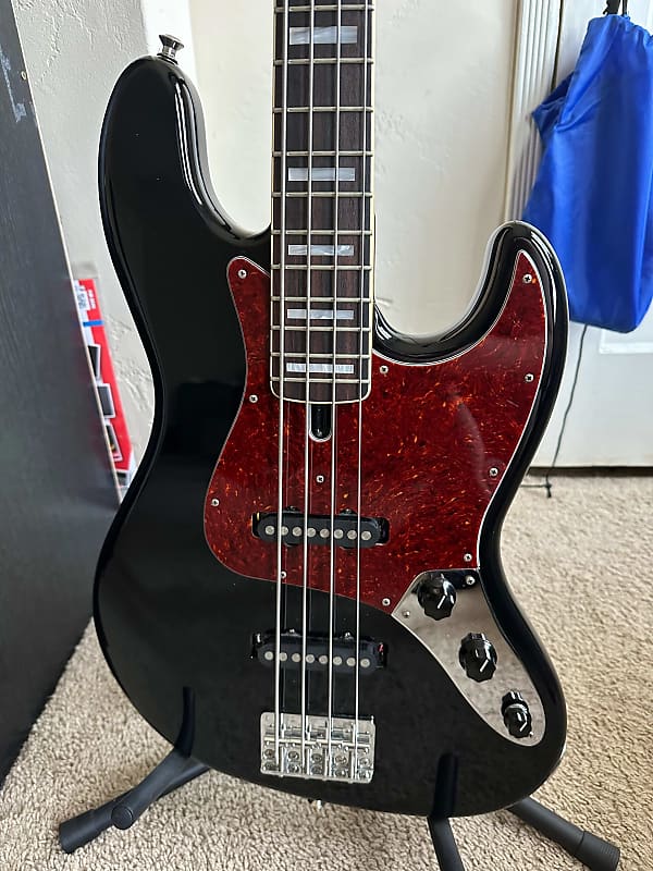 Schecter Custom Shop Jazz Bass 2017 - Black | Reverb