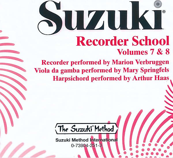 Suzuki Recorder School (Soprano and Alto Recorder) CD, Volume | Reverb