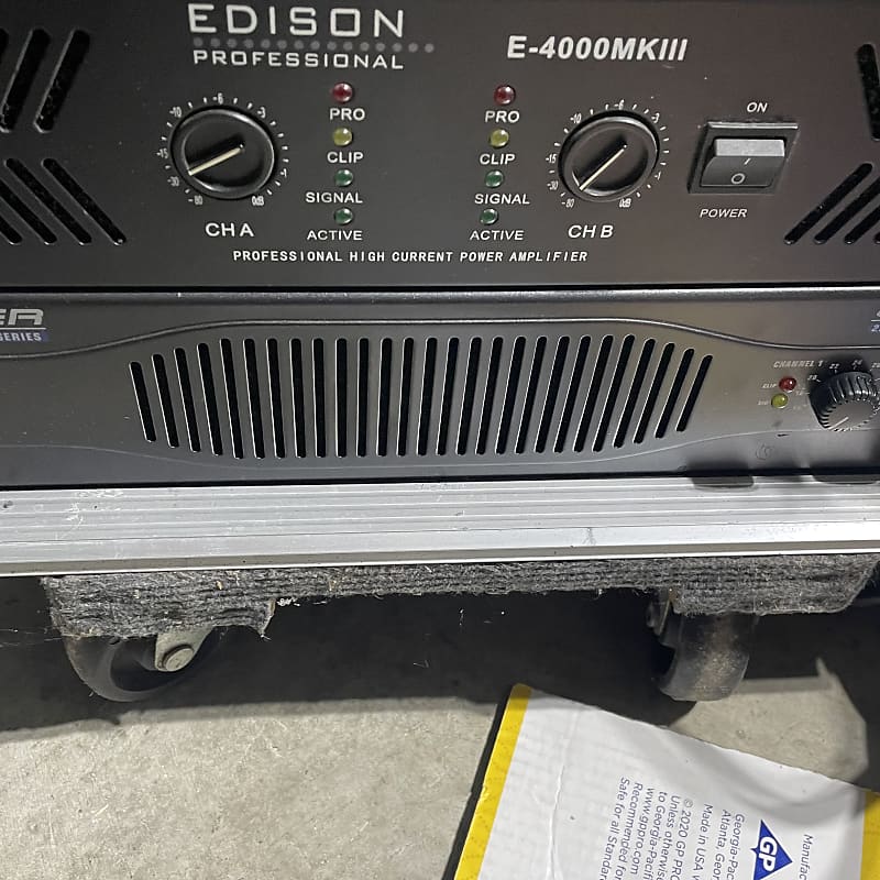 Edison E-4000 mkIII Mid 2010 - Black | Reverb