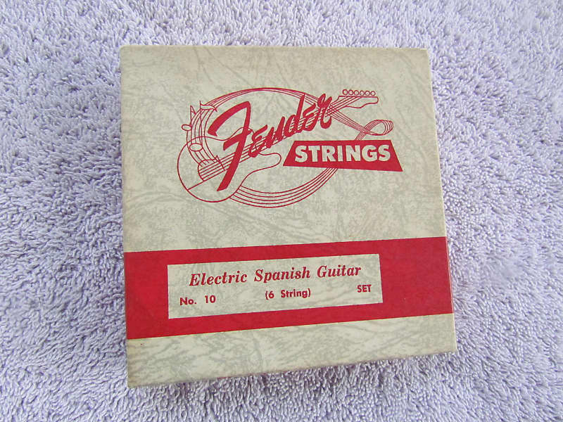 Vintage Fender String Box From The 1950's Has 3 NOS Strings & | Reverb